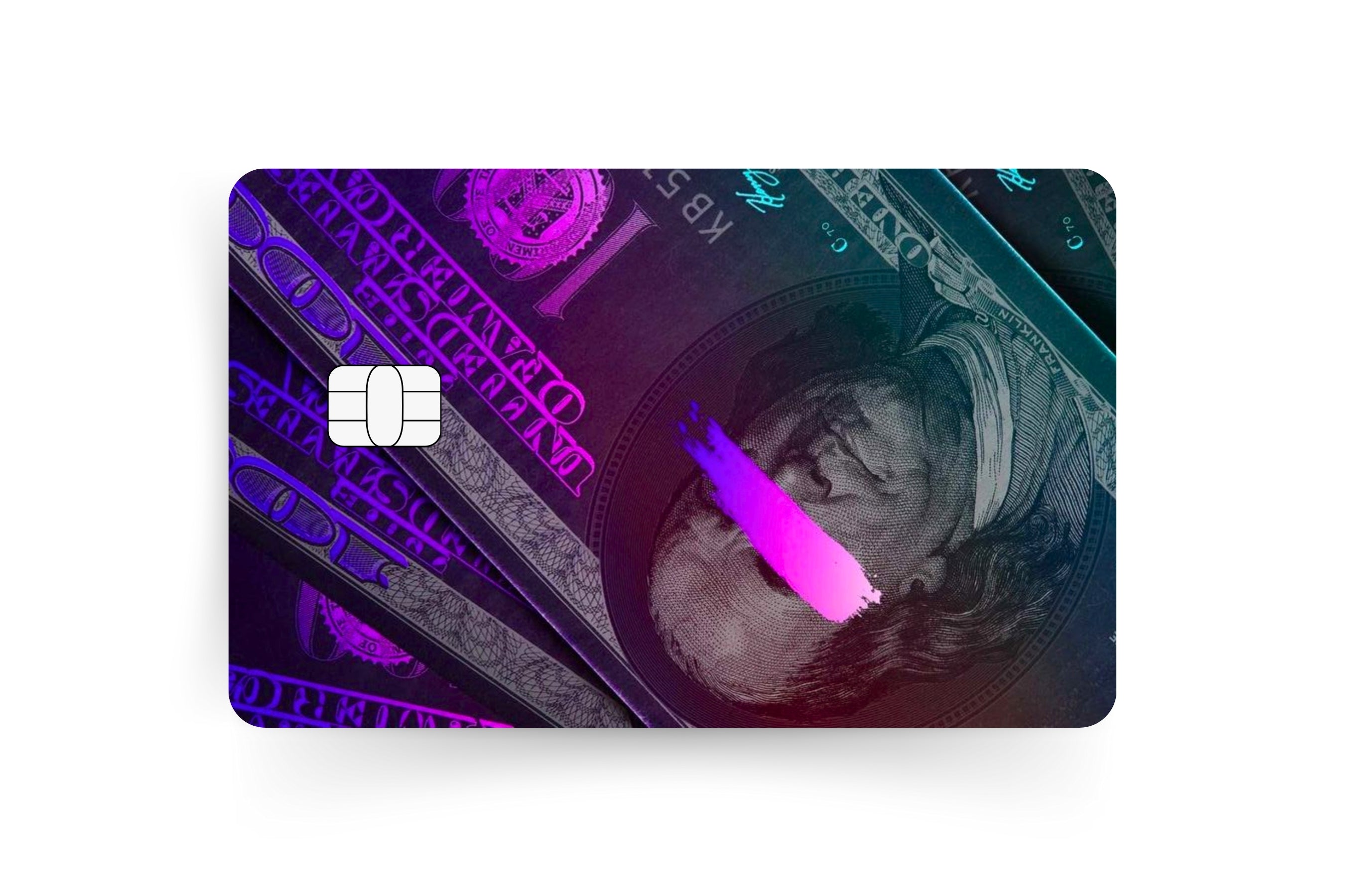 Neon Money - Durable & Personalized Card Sticker | Pettypurse
